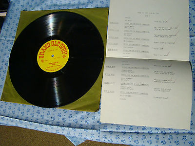 popsike.com - RARE LIVE GRAND OLE OPRY LP PROGRAM 338 WSM RADIO RECORD ...