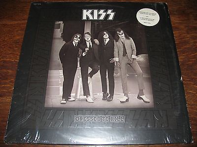 popsike.com - Kiss Dressed To Kill Embossed in Shrink with Hype Sticker ...