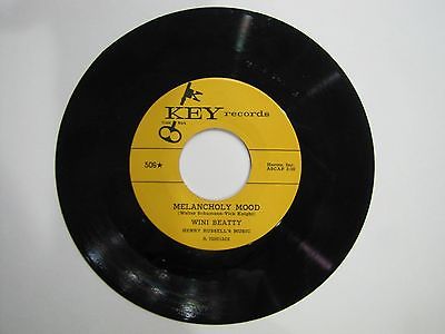 popsike.com - WINI BEATTY Melancholy Mood/Thats The Way It Goes JAZZ ...