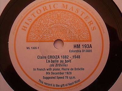 popsike.com - 1928 Claire CROIZA Paris Vinyl UNPUBLISHED - LUCIEN ...