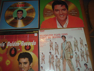 popsike.com - 4 Elvis Albums Elvis Golden Records vol 1 through 4 ...