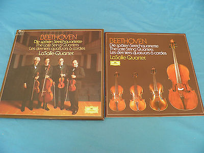 popsike.com - Beethoven - Late String Quartets - LaSalle Quartet - Orig DGG 4xLP Box Stereo NM ...