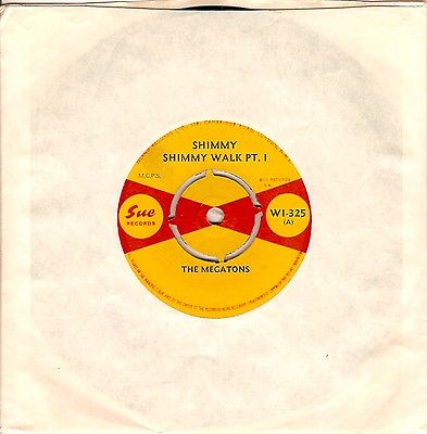 popsike.com - SCARCE SUE 45 The Megatons Shimmy Shimmy Walk 1/2 (1964 ...
