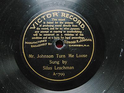 popsike.com - SILAS LEACHMAN - 'MISTER JOHNSON TURN ME LOOSE’ 1901 ‘PRE ...