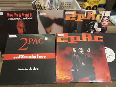 popsike.com - 6 VERY RARE 2PAC AKA TUPAC 12' MAXI SINGLES FROM THE ...