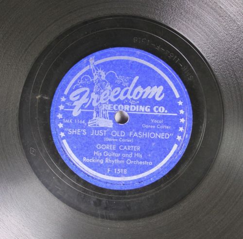 popsike.com - Hear Blues 78 Goree Carter - She'S Just Old Fashioned ...