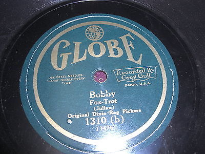 popsike.com - ORIGINAL DIXIE RAG PICKERS GLOBE 78 RPM RECORD 1310 BOBBY ...