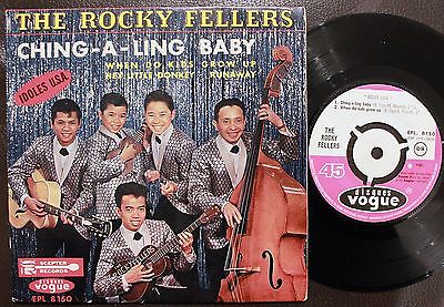 popsike.com - THE ROCKY FELLERS EP MADE IN FRANCE 45 PS 7 * CHING A ...
