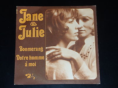 popsike.com - 45 tours SP - JANE & JULIE - BOOMERANG - TONY RALLO ...