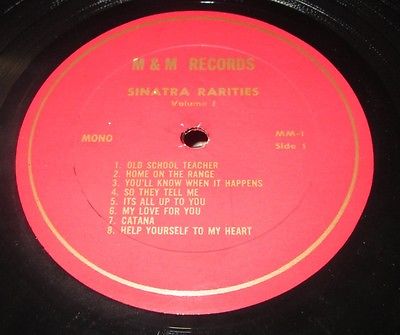 popsike.com - FRANK SINATRA Sinatra Rarities LP EX- M&M RECORDS Only ...