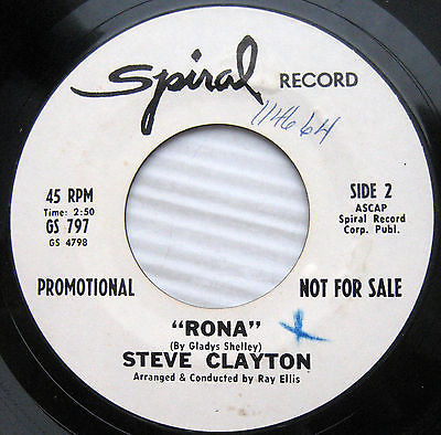 popsike.com - STEVE CLAYTON Rona Flying can be Fun WHITE LABEL PROMO ...