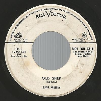 popsike.com - Elvis Presley - Old Shep - RCA Victor - Very Rare 1956 ...