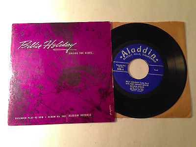 popsike.com - Original very rare 1950s Billie Holiday 45 rpm EP on ...