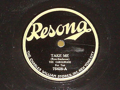popsike.com - PRE-WAR JAZZ ORIGINAL MEMPHIS FIVE "TAKE ME" RESONA 75428 ...