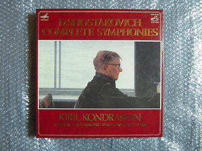 popsike.com - 14LP KIRIL KONDRASHIN SHOSTAKOVICH COMPLETE 15 SYMPHONIES - auction details