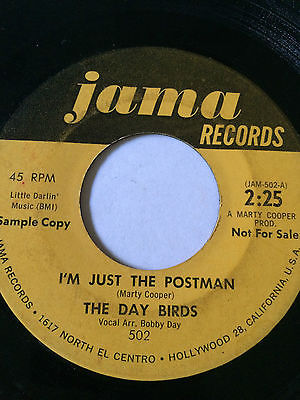 popsike.com - Rocker DOO-WOP PROMO 45/ DAY BIRDS "I'M JUST THE POSTMAN ...