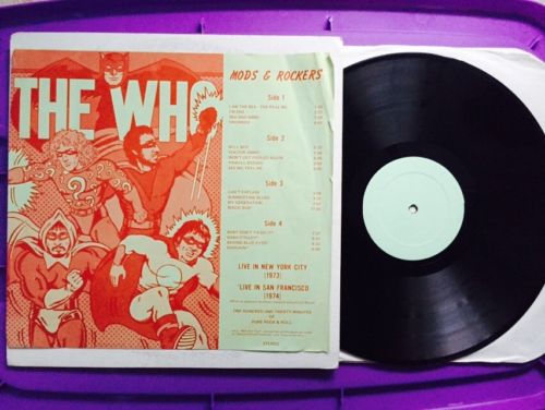popsike.com - THE WHO MODS AND ROCKERS RARE THE WHO BOOTLEG LP RECORD ...