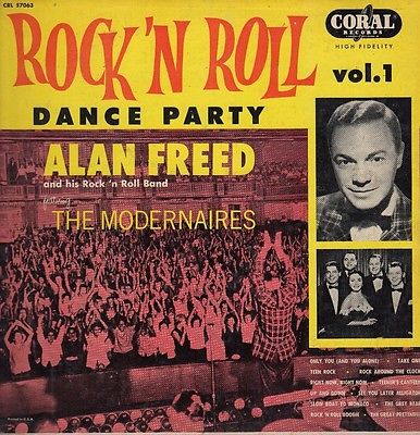 popsike.com - INSANELY RARE 1956 FIRST PRESSING OF ROCK 'N ROLL DANCE PARTY BY ALAN FREED VG ...