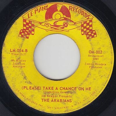 popsike.com - Northern Soul 45 - Arabians - (Please) Take A Chance On ...