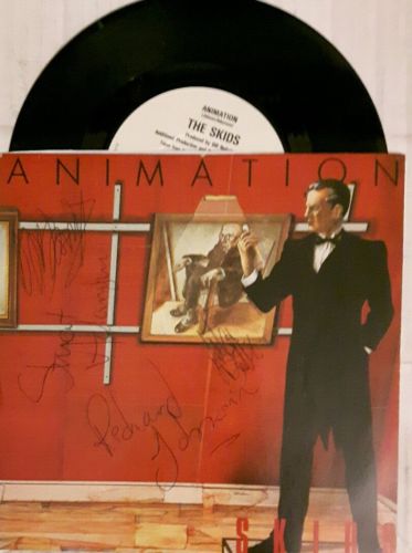 popsike.com - The Skids. Animation. . Fully autographed. - auction details