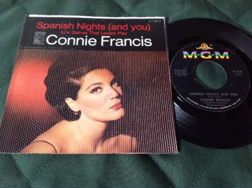 popsike.com - CONNIE FRANCIS Rare Orig Picture Sleeve & 45 MGM Spanish ...