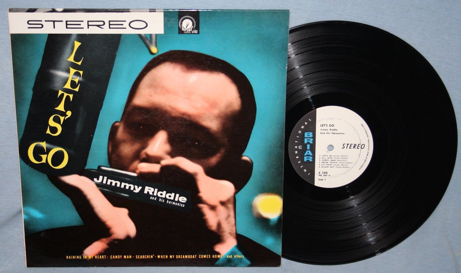 popsike.com - JIMMY RIDDLE Let's Go LP BRIAR S103 Stereo MOD COUNTRY ...
