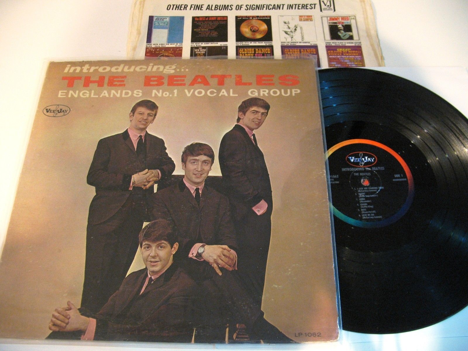 popsike.com - Beatles LP "INTRODUCING THE BEATLES" Real Version 1 MONO ...