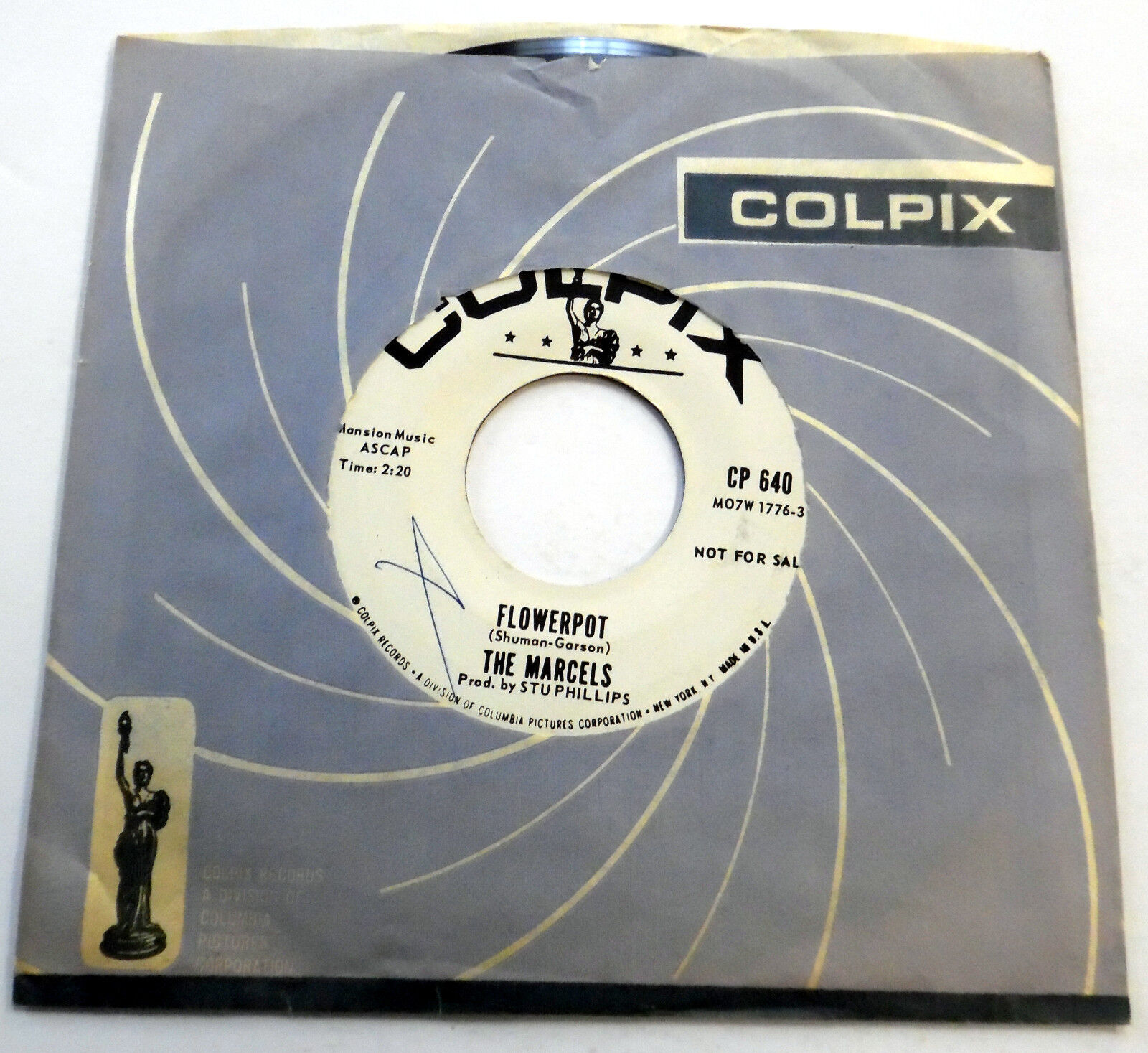 popsike.com - The MARCELS Flowerpot / Hold Up COLPIX promo LABEL SLV ...