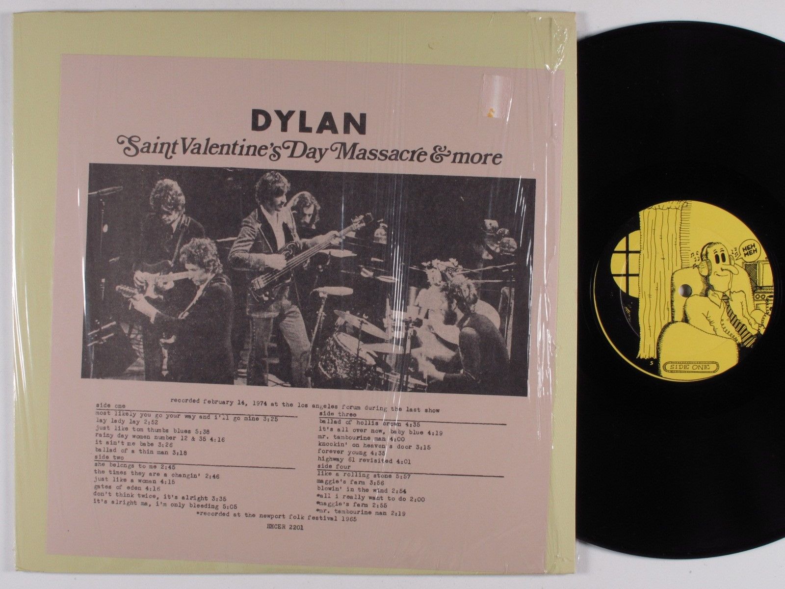 popsike.com - BOB DYLAN Saint Valentine's Day Massacre HHCER 2201 2xLP ...