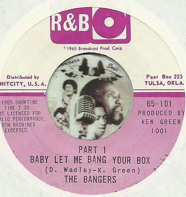 popsike.com - THE BANGERS Baby Let Me Bang Your Box FUNK SOUL R&B 45 ...