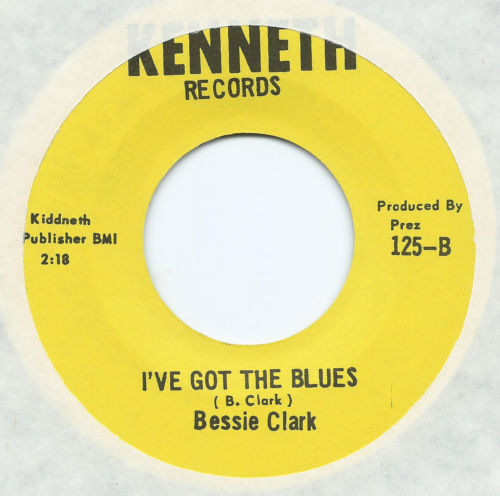 popsike.com - NORTHERN SOUL R&B 45 - BESSIE CLARK "IVE GOT THE BLUES ...