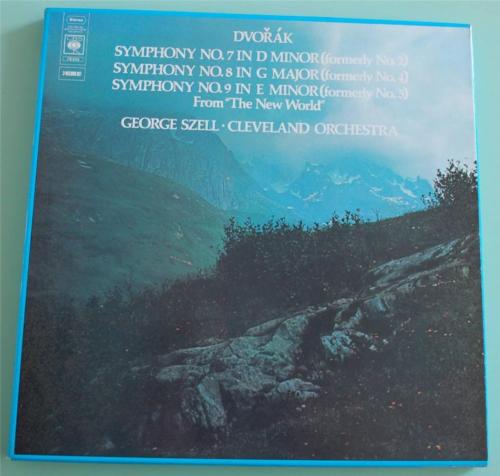 popsike.com - Dvorak - Symphony No.7 / 8 / 9 New World - Szell - CBS 3 ...