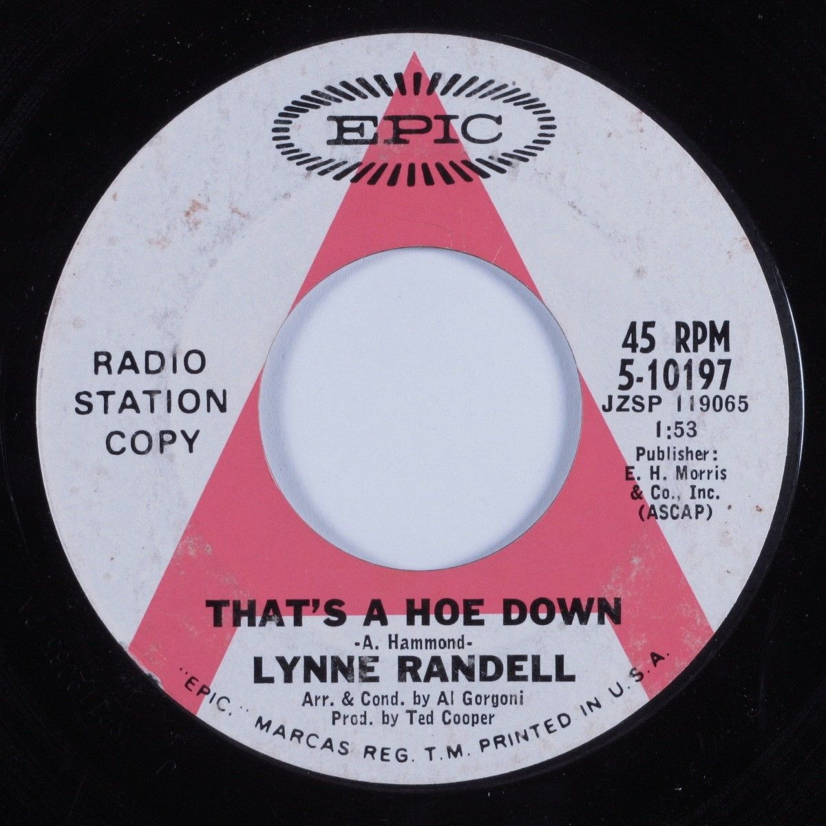 popsike.com - Northern Soul 45 LYNNE RANDELL That's A Hoe Down EPIC ...