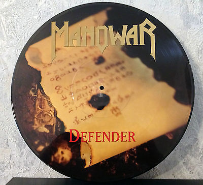 popsike.com - Manowar - Defender Picture Disc RAR READ - auction details