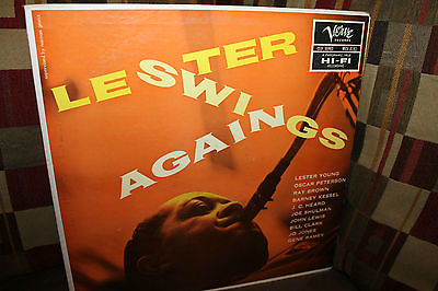 popsike.com - JAZZ LP: LESTER YOUNG Lester Swings Again VERVE CLEF MGV ...