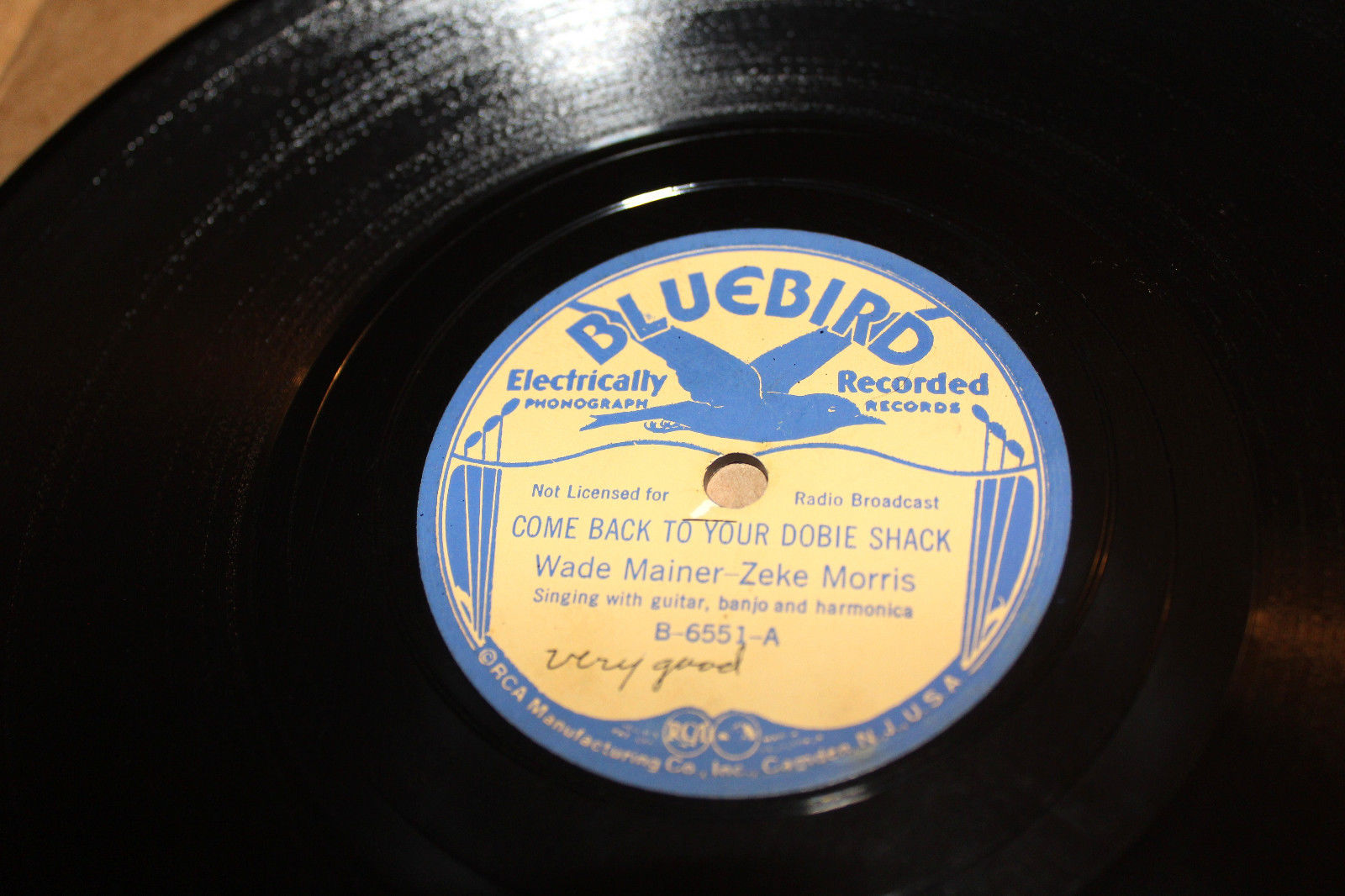 popsike.com - Buff Bluebird 6551 Wade Mainer + Zeke Morris Come Back ...