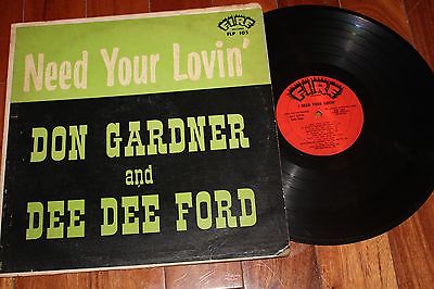 popsike.com - don gardner and dee dee ford need your lovin on fire 105 ...