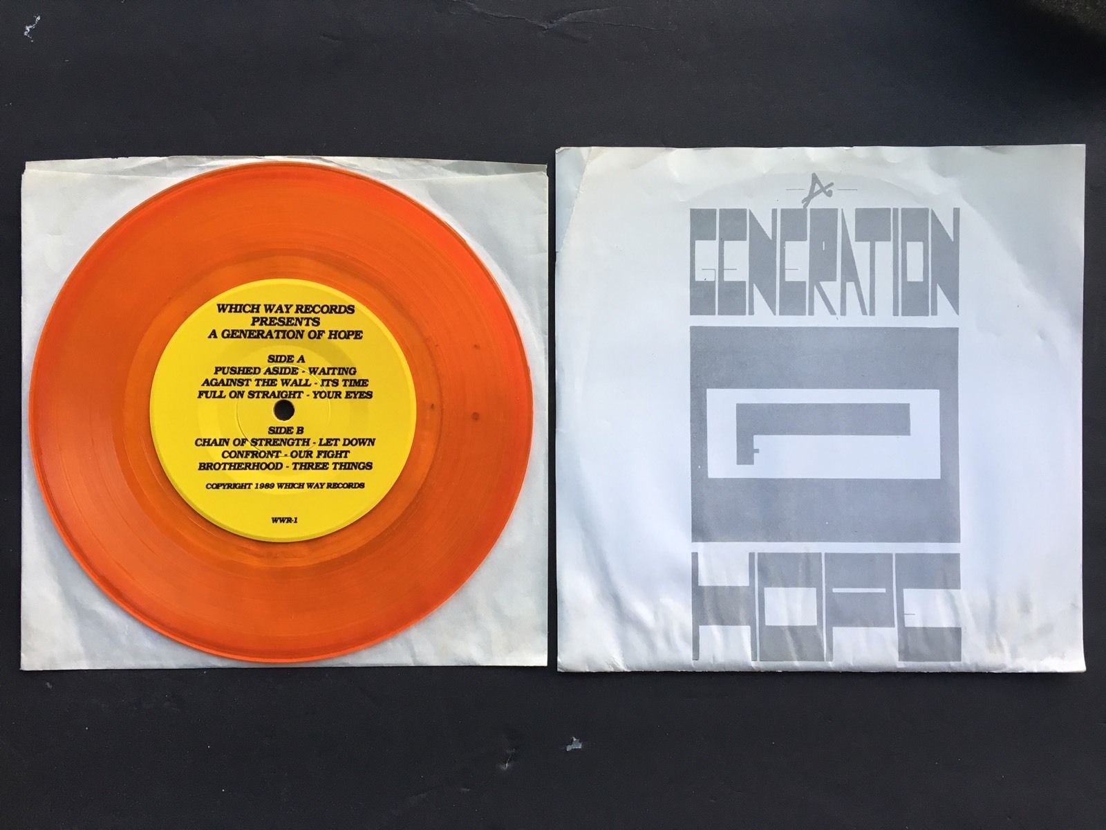 popsike.com - Which Way - A Generation Of Hope Rare Gold/Yellow/Orange ...