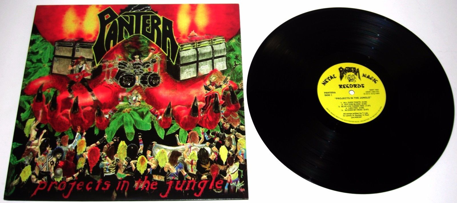 popsike.com - PANTERA - PROJECTS IN THE JUNGLE - Black Vinyl - Exhorder ...