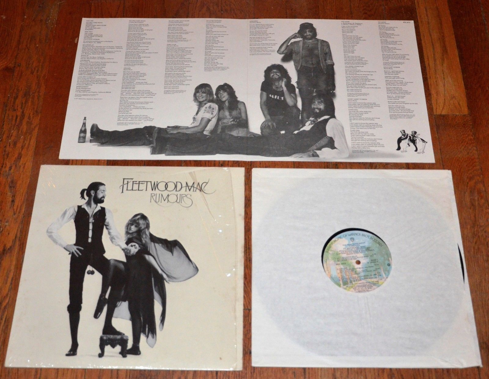 popsike.com - EX Original Warner Brothers LP FLEETWOOD MAC "Rumours" w/ insert / In SHRINK ...