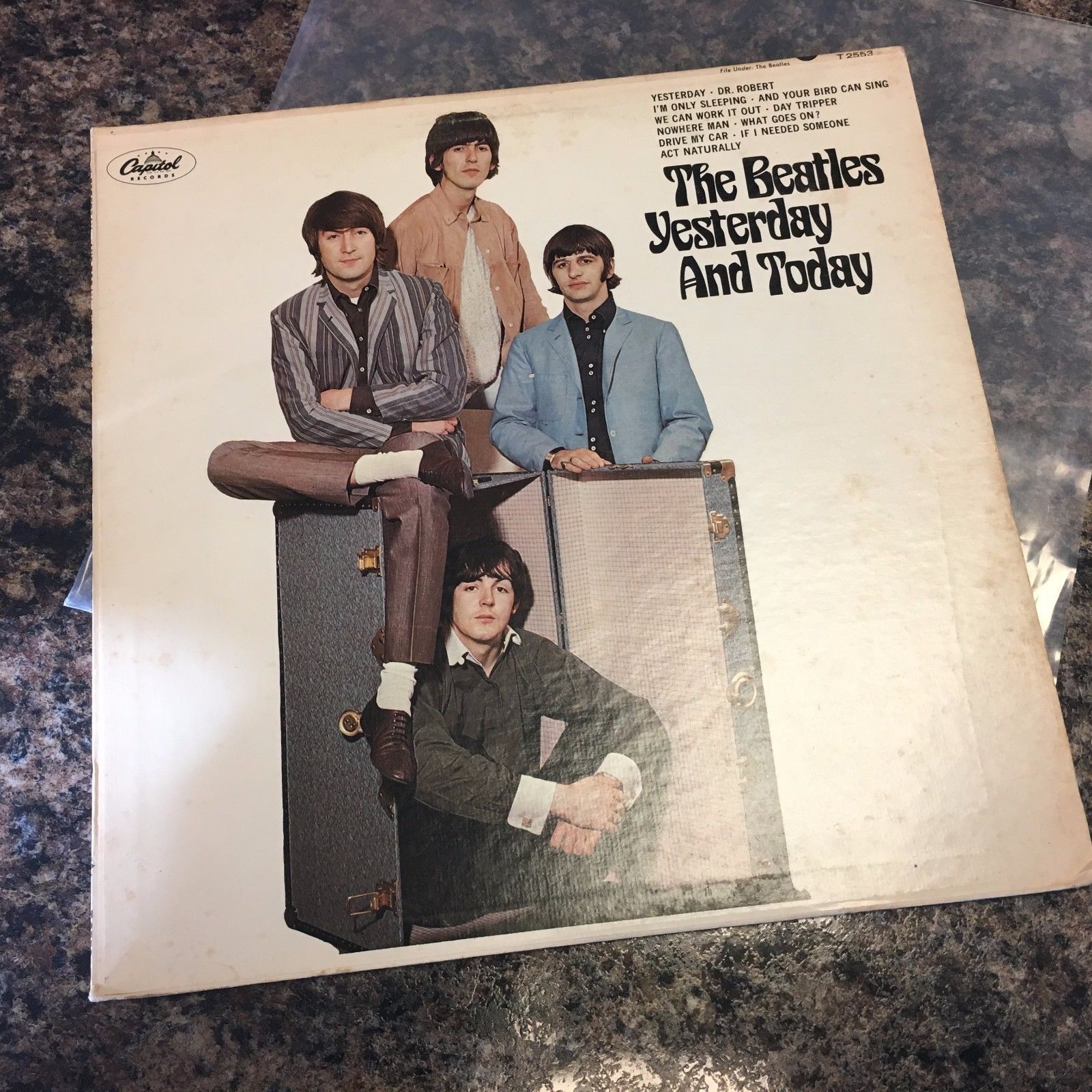 popsike.com - The Beatles Butcher Cover Yesterday And Today Unpeeled ...