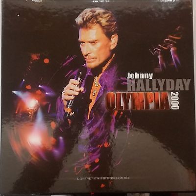 popsike.com - JOHNNY HALLYDAY - OLYMPIA 2000 RARE COFFRET 33T LP/CD/VHS ...