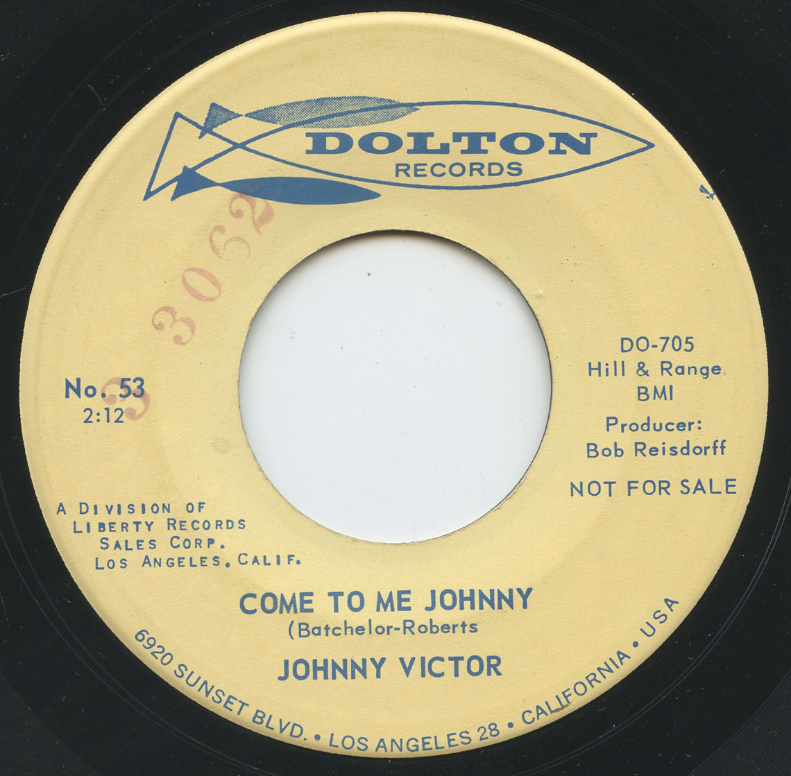 popsike.com - Hear - Rare Teen Tragedy 45 - Johnny Victor - Come To Me ...