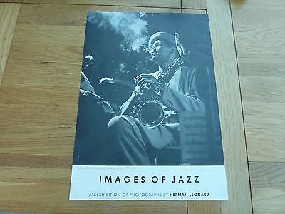 popsike.com - RARE ORIGINAL HERMAN LEONARD HAND SIGNED POSTER - IMAGES ...