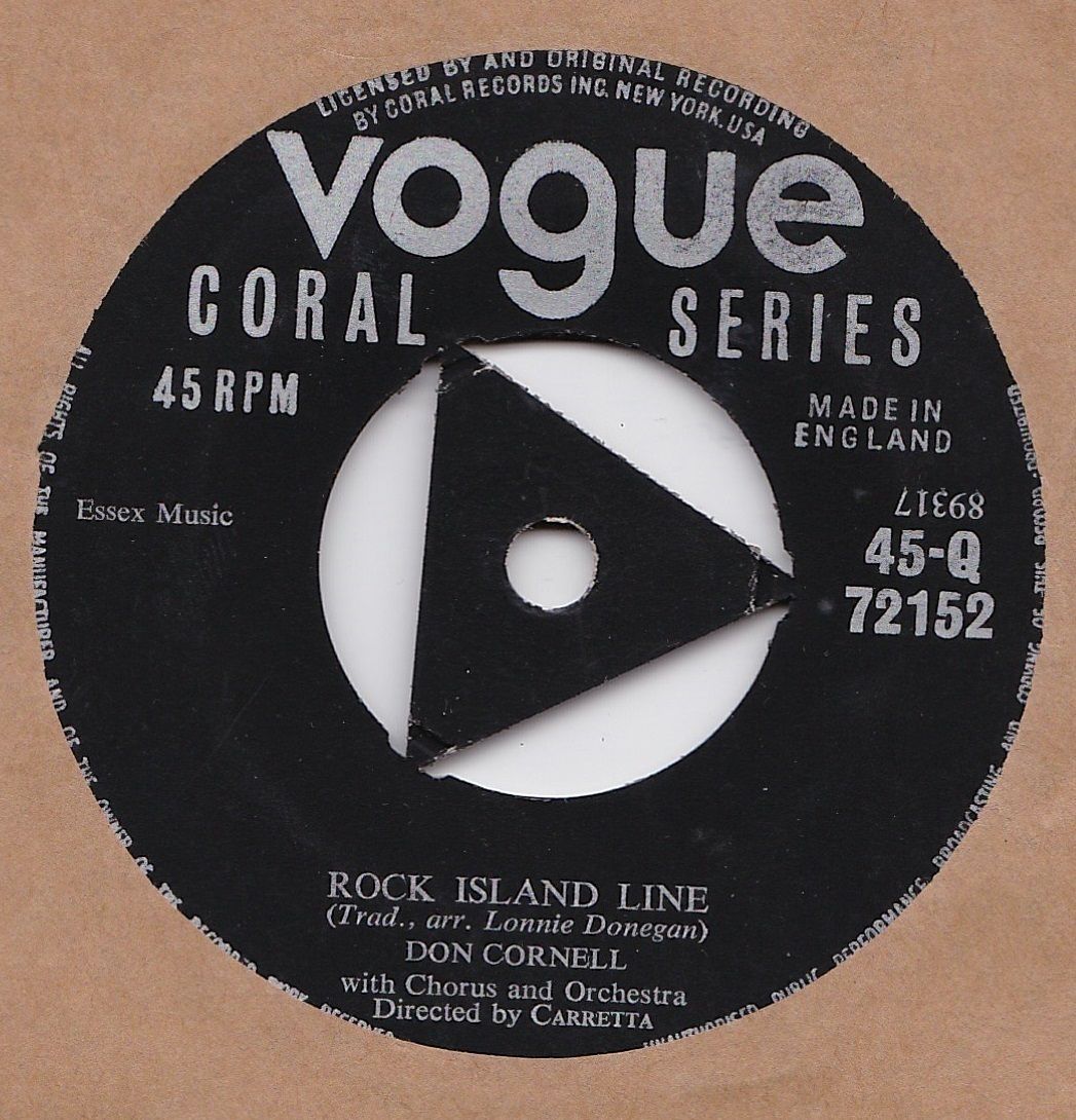 popsike.com - Don Cornell Rock Island Line UK Vogue Coral TRI 45 1956 ...
