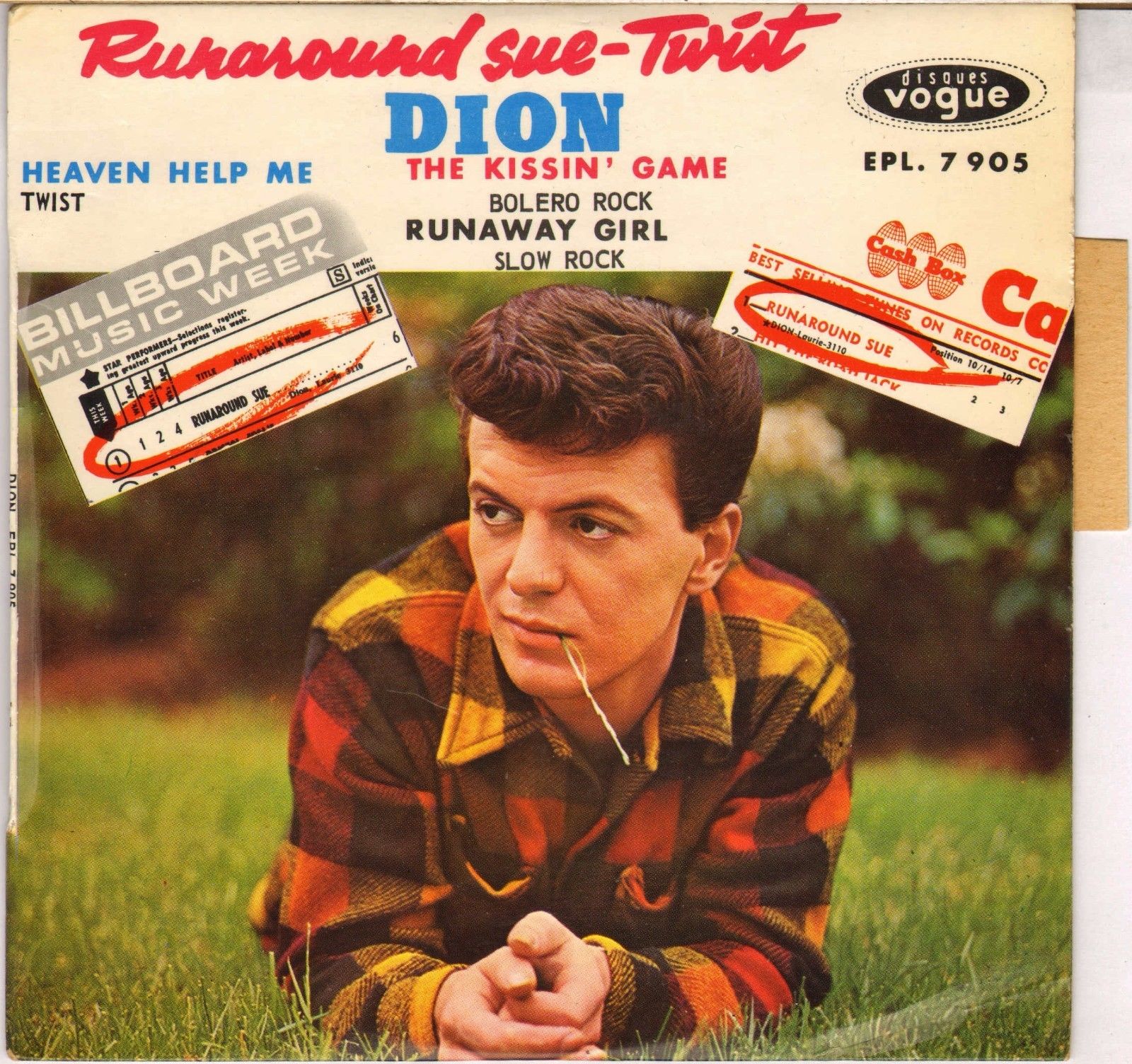 popsike.com - DION "RUNAROUND SUE" DOO WOP FRENCH 60'S EP VOGUE 7905 ...