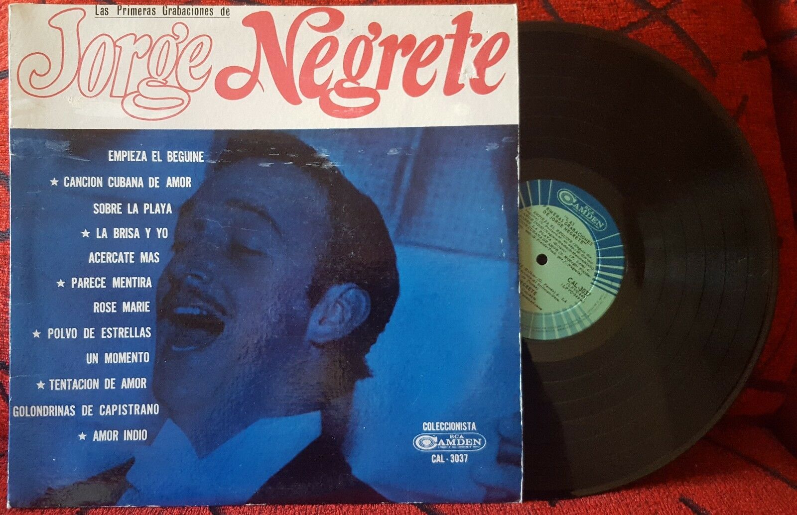 popsike.com - JORGE NEGRETE **Las Primeras Grabaciones** RARE COVER ...