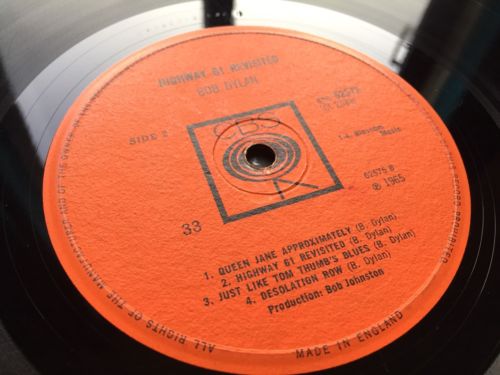 popsike.com - BOB DYLAN - Highway 61 Revisited - UK 1st Press - Mono 1965 - A2/B2 ...