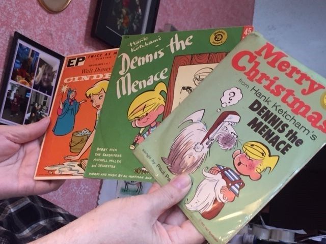 popsike.com - 4 Unique DISNEY & DENNIS THE MENACE Golden/RCA Records ...