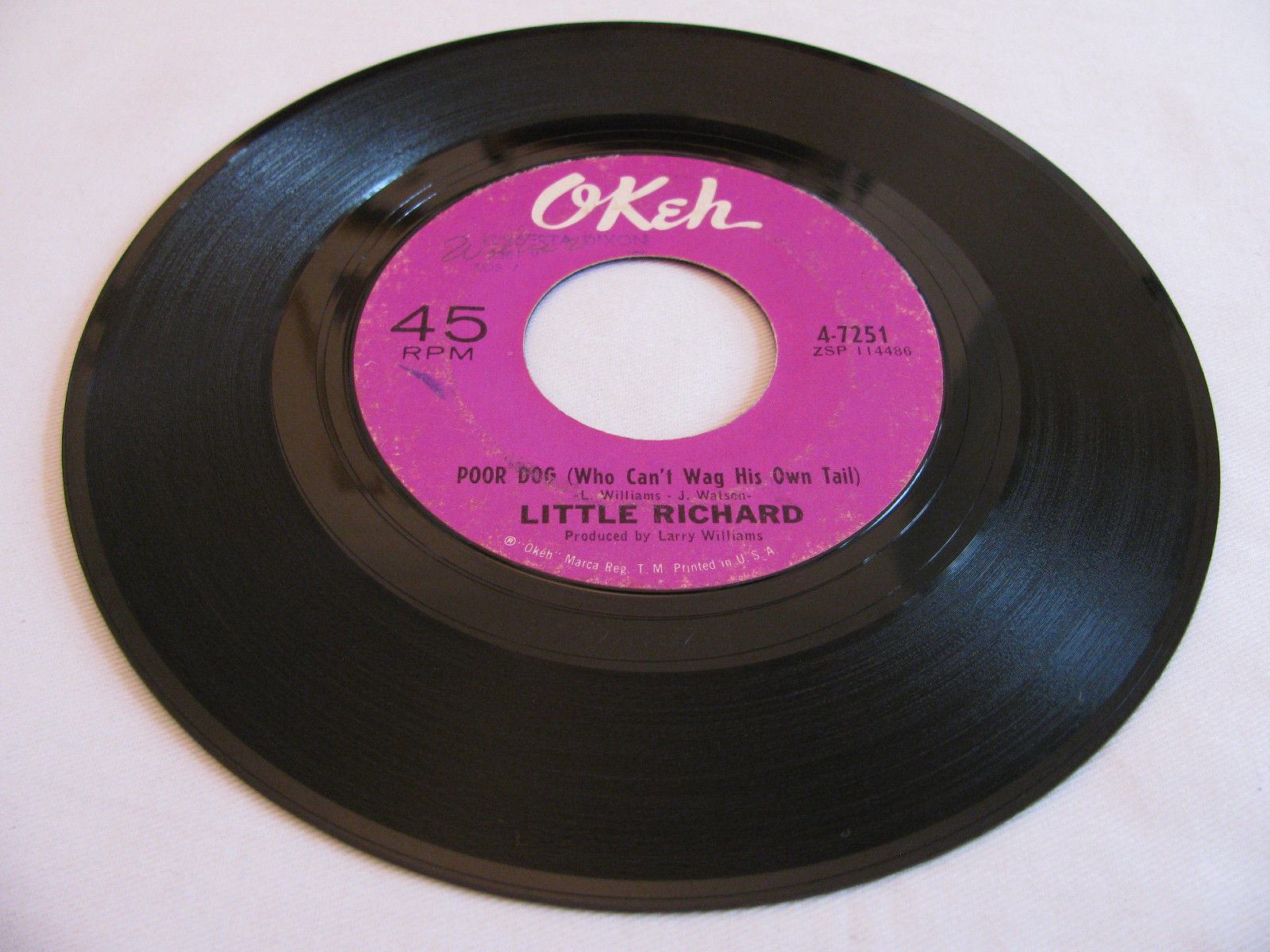 popsike.com - LITTLE RICHARD - POOR DOG (WHO CAN'T WAG HIS OWN TAIL ...